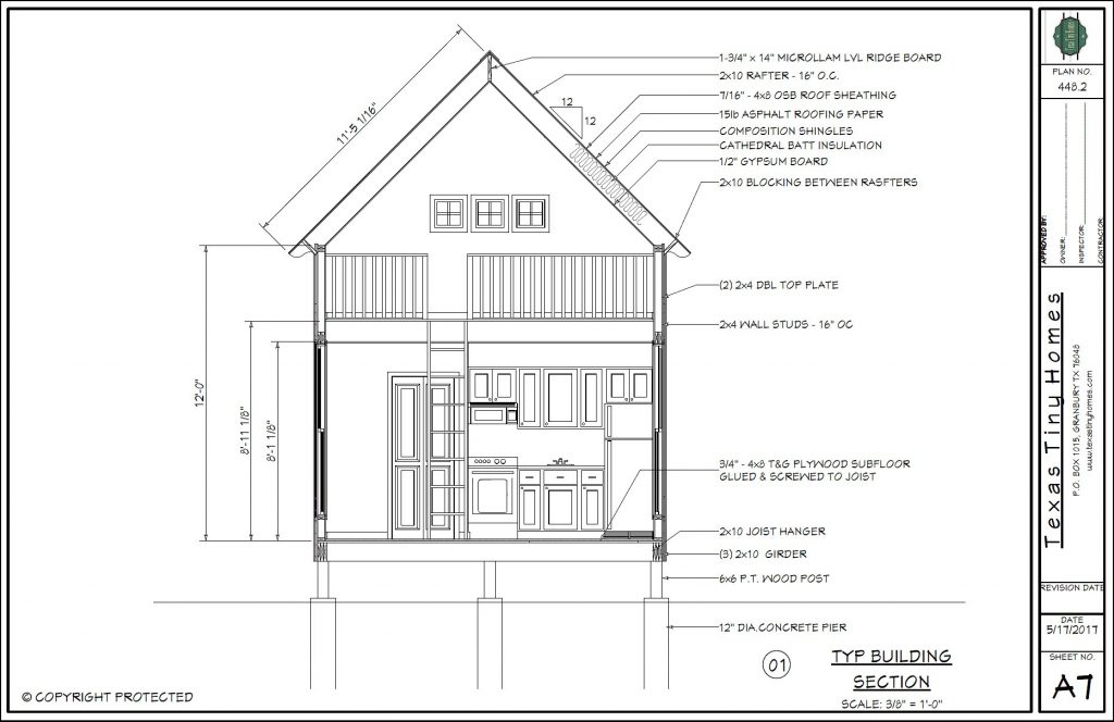 Texas Tiny Homes | Plan 448 Texas Tiny Homes