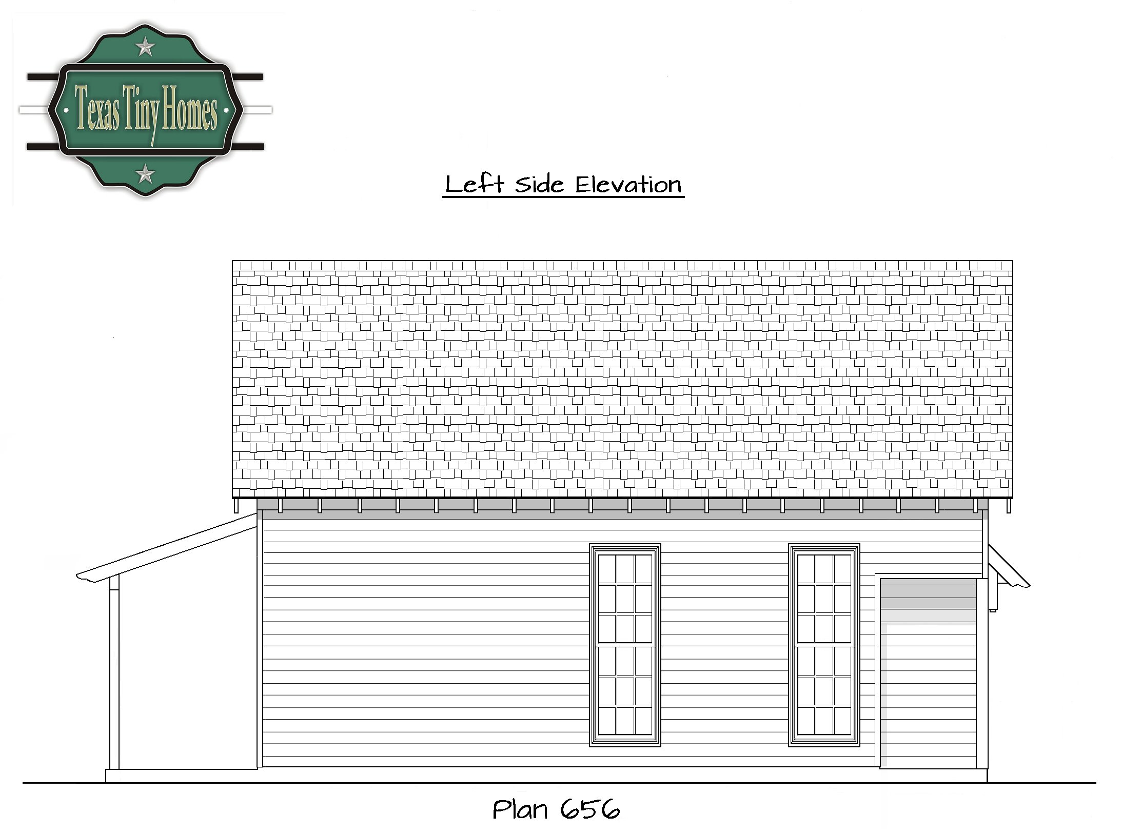 Left Side Elevation – Website | Texas Tiny Homes