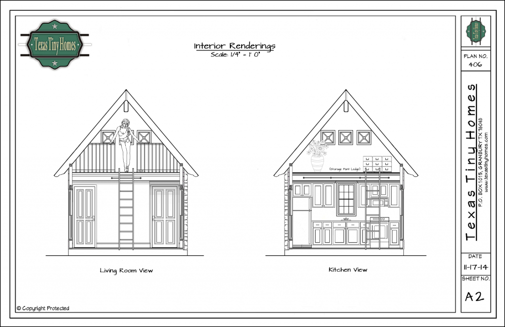 Plan 406 | Texas Tiny Homes