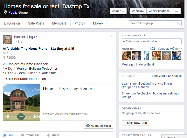 Affiliate Link Example | Texas Tiny Homes