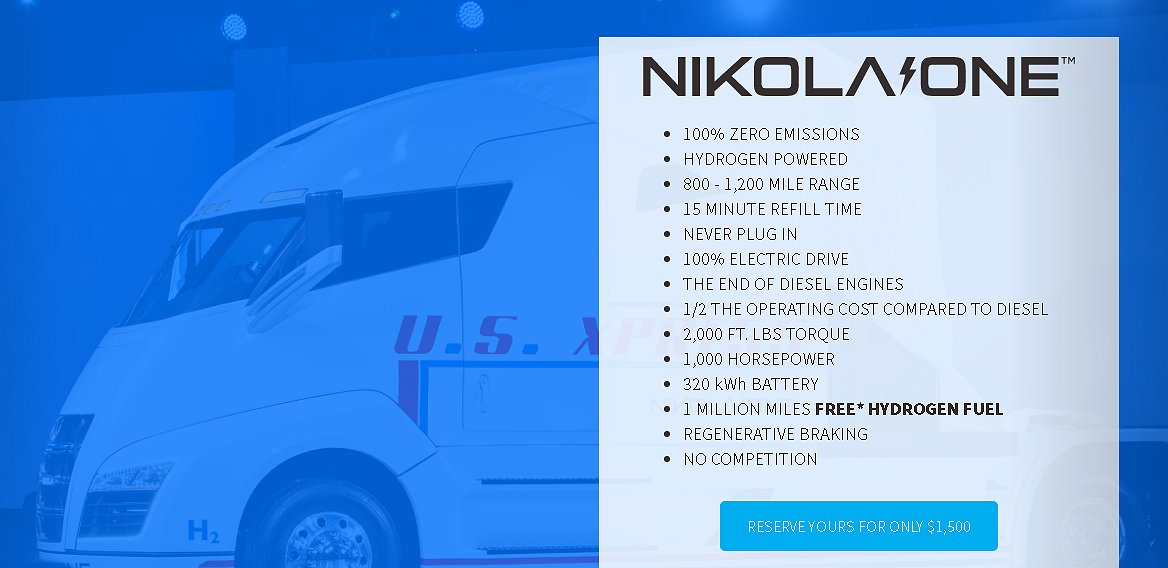 Nikola Motor Company | Revolutionary Semi -Truck