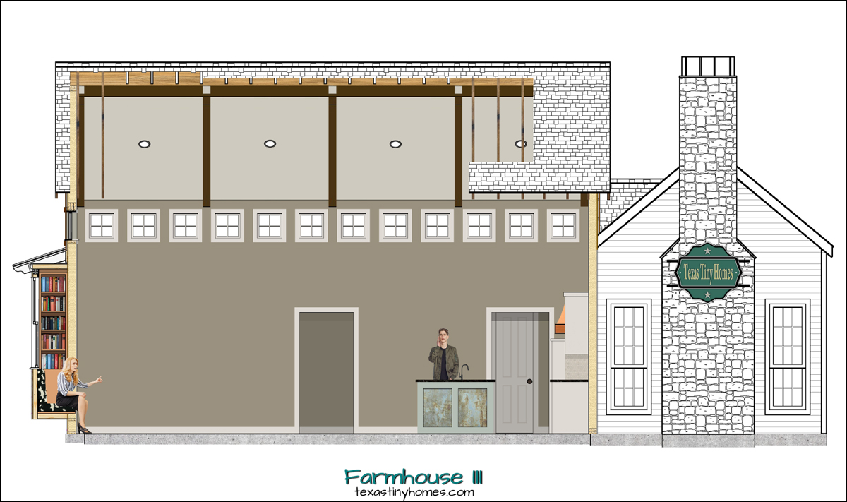Cutaway View Of Side – X 1200 – JPEG | Texas Tiny Homes