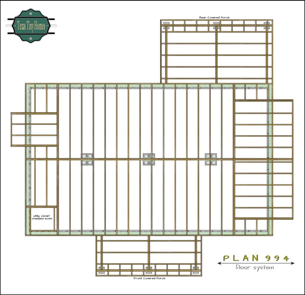 Plan 994 Texas Tiny Homes